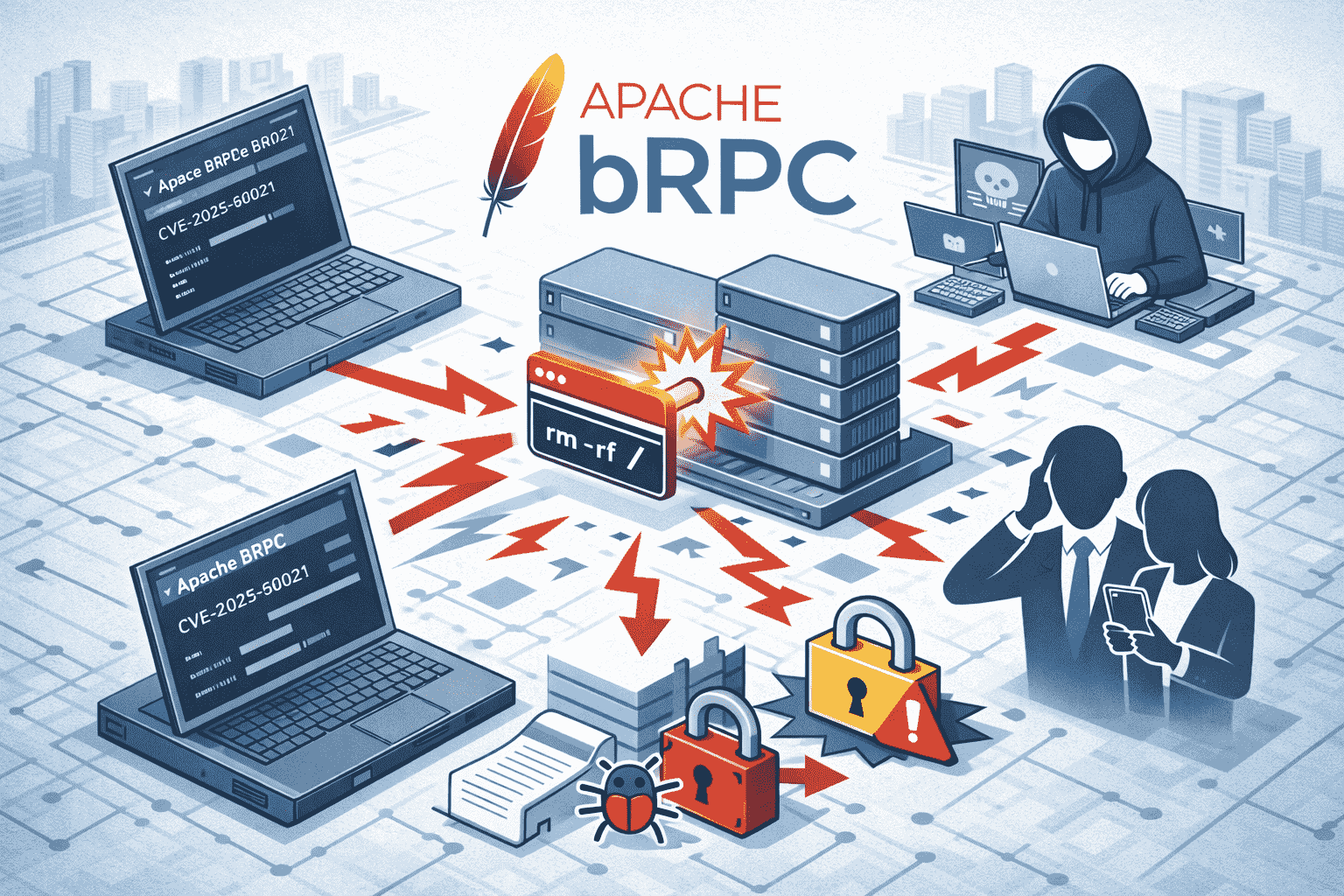 Apache bRPCにコマンドインジェクション脆弱性(CVE-2025-60021)|セキュリティニュースのセキュリティ対策Lab