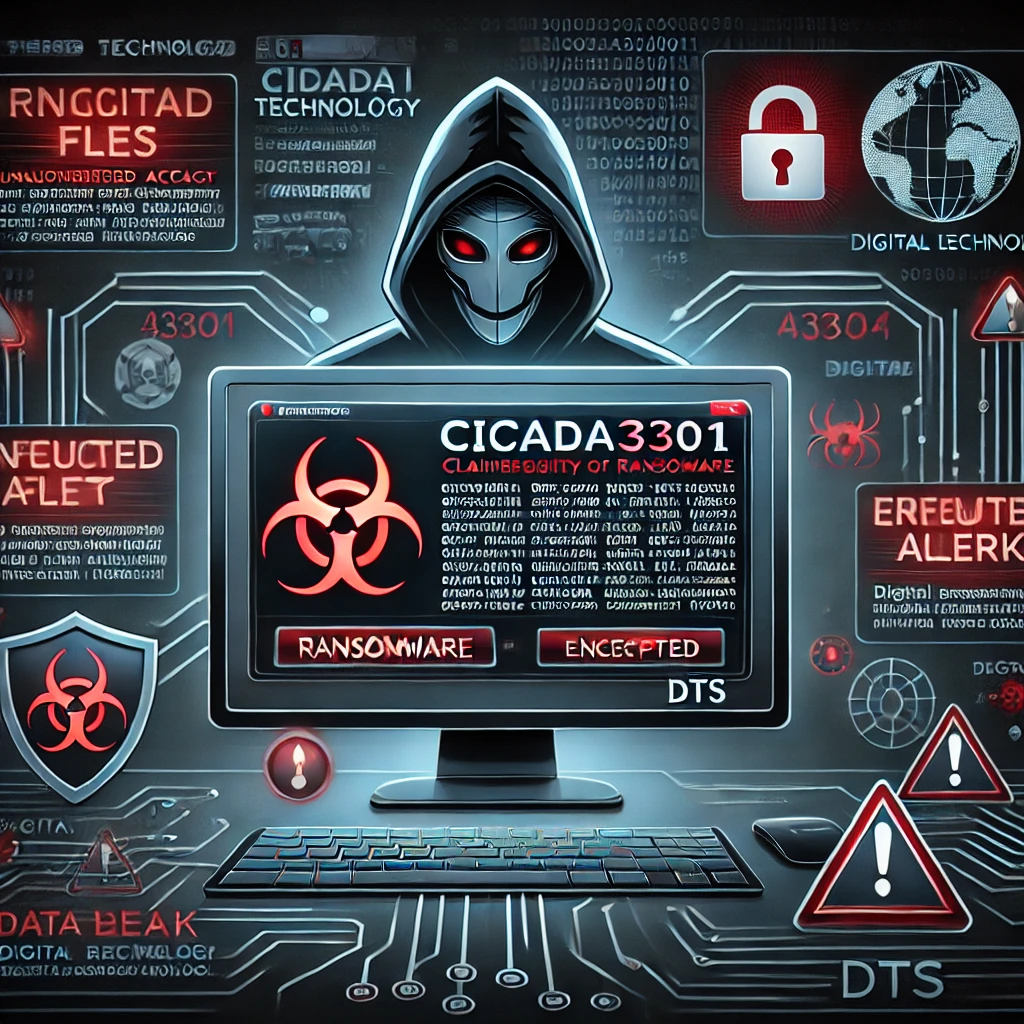 ランサムウェア 攻撃グループ Cicada3301がDTSのグループ会社、デジタルテクノロジーへの不正アクセスを主張|セキュリティニュースの ...