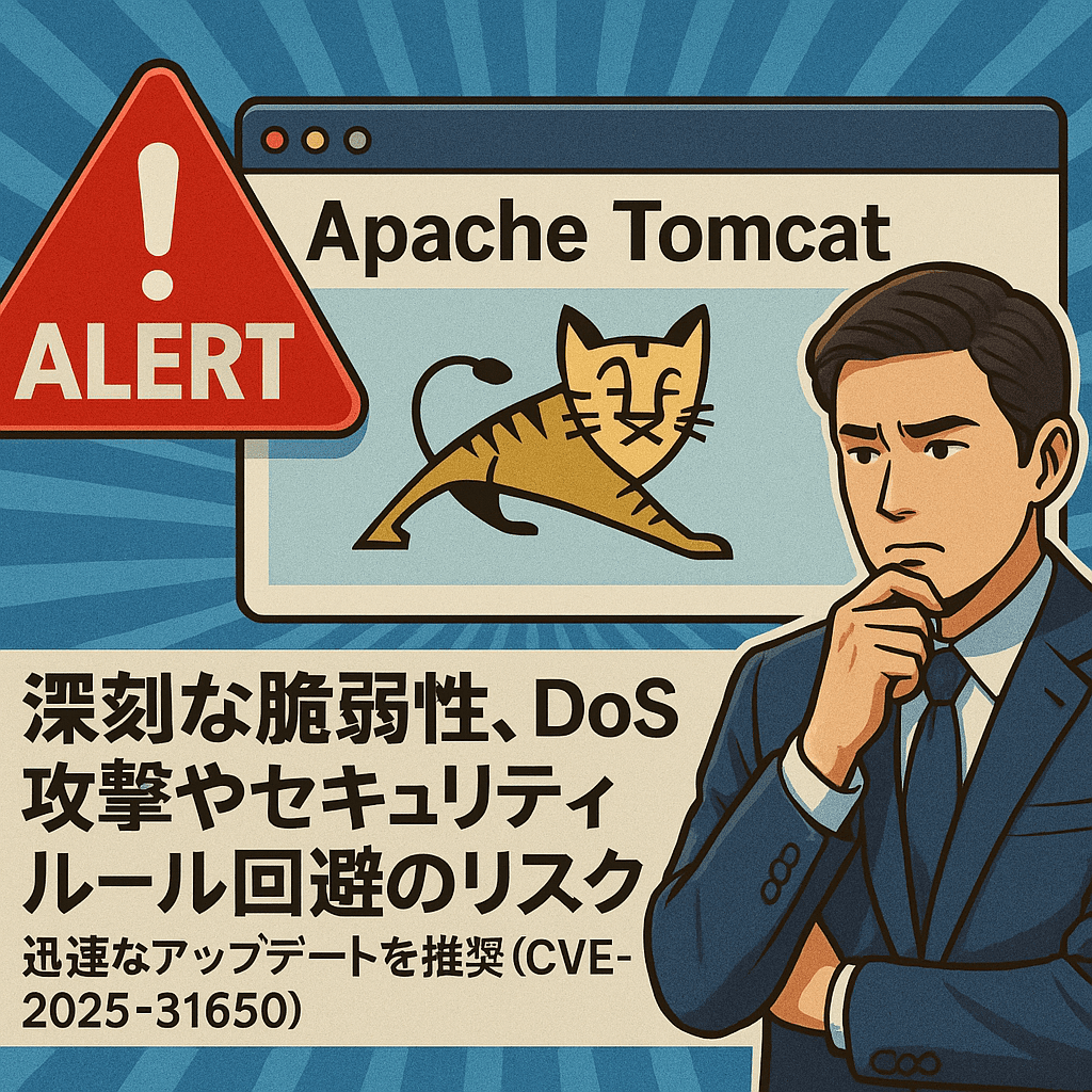 Apache Tomcatの脆弱性 CVE-2025-24813の悪用を確認、対象者は早急にアップデートを|セキュリティニュースのセキュリティ ...