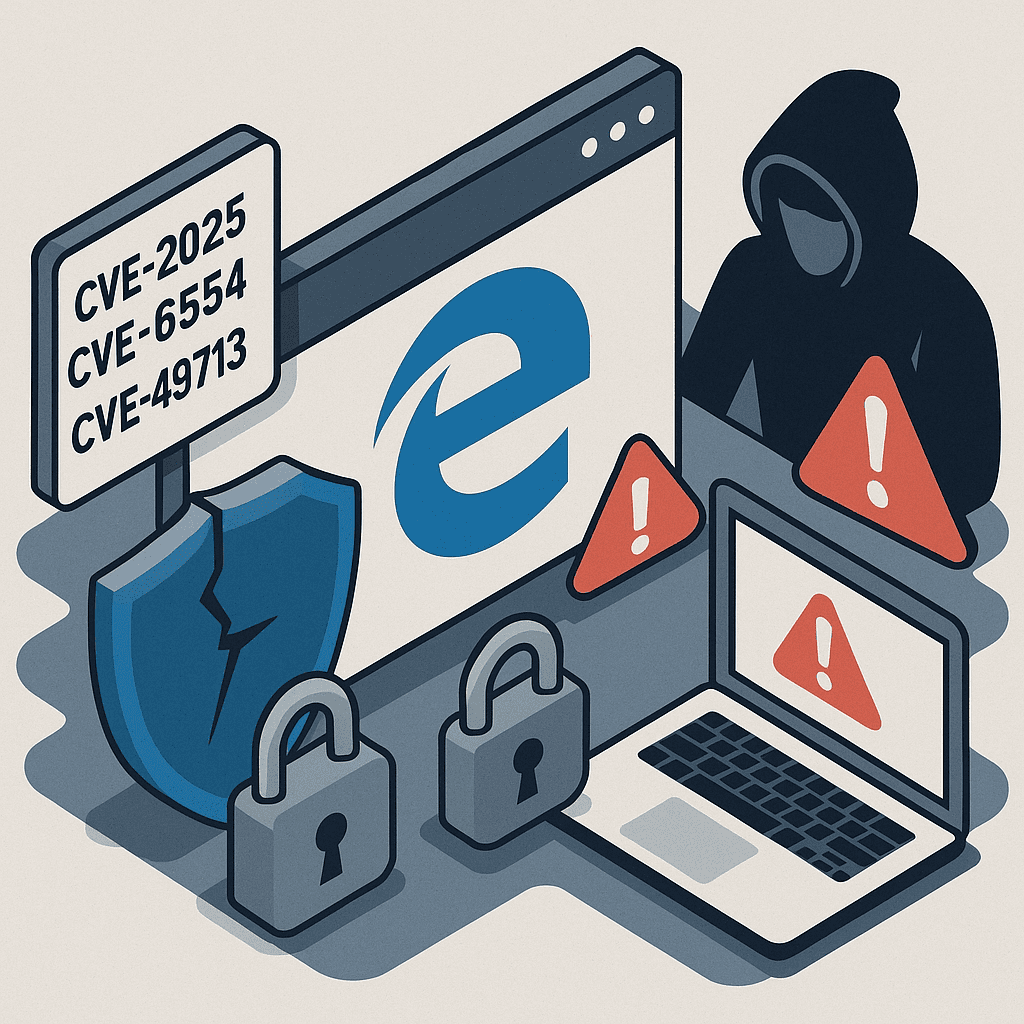 Microsoft Edgeに深刻な2件の脆弱性(CVE-2025-6554,CVE-2025-49713)|セキュリティとITのニュース ...