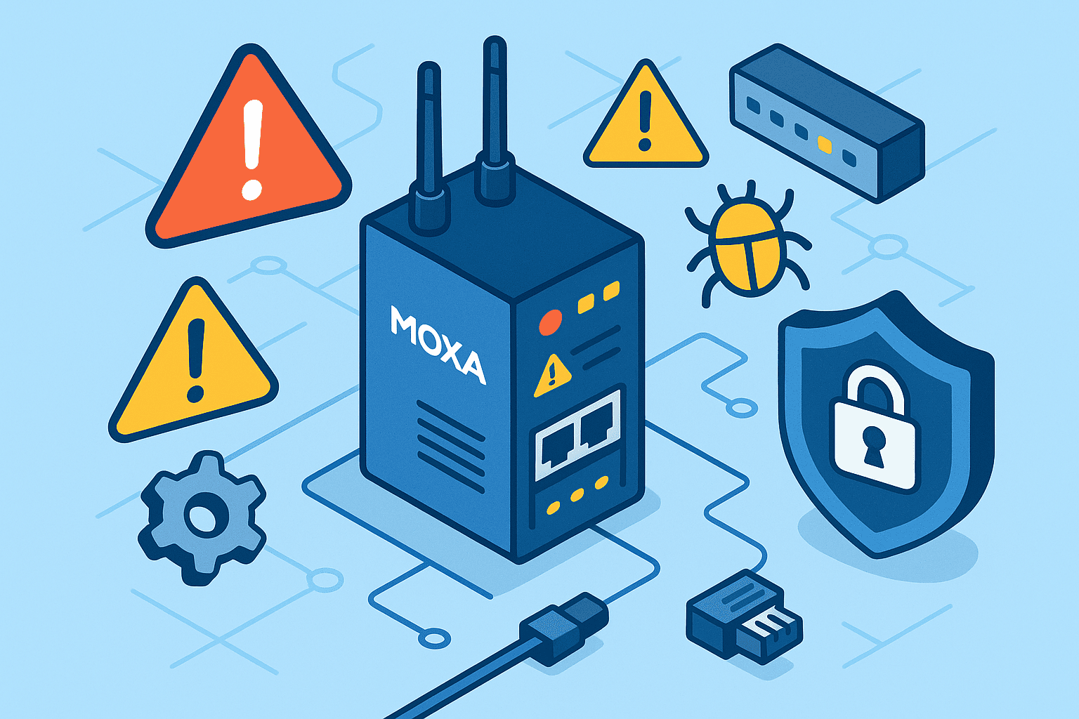 Moxa 産業用アプライアンスに複数の深刻な脆弱性(CVE-2025-6892、-6893、-6894、-6949、-6950)|セキュリティ ...