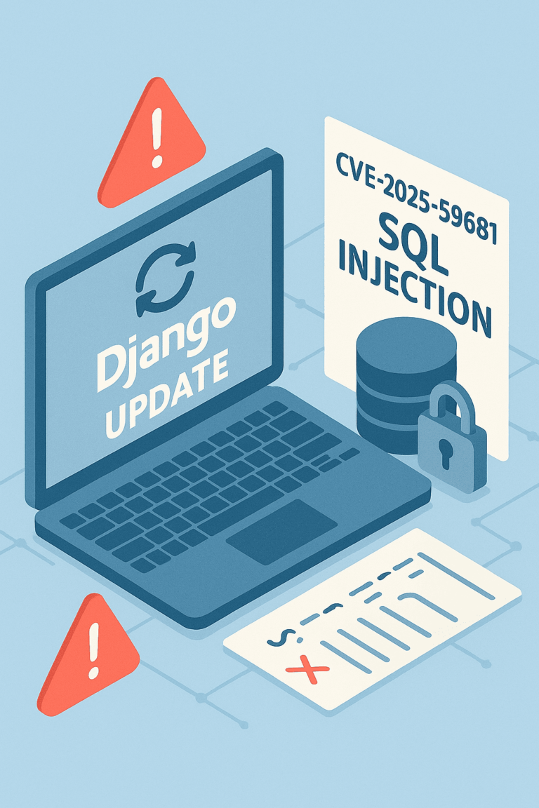 Pythonのフレームワーク Django、アップデートでSQLインジェクションの脆弱性を修正（CVE-2025-59681）|セキュリティと脆弱性のニュース-セキュリティ対策 Lab