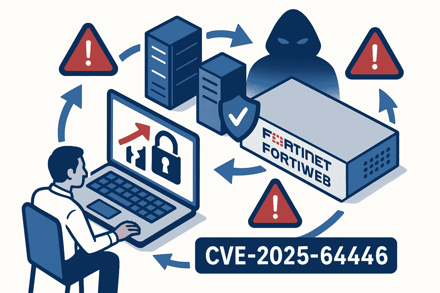 Fortinet、FortiWeb「未認証管理者乗っ取り」ゼロデイ 脆弱性を修正、既にサイバー攻撃への悪用事例あり(CVE-2025 ...