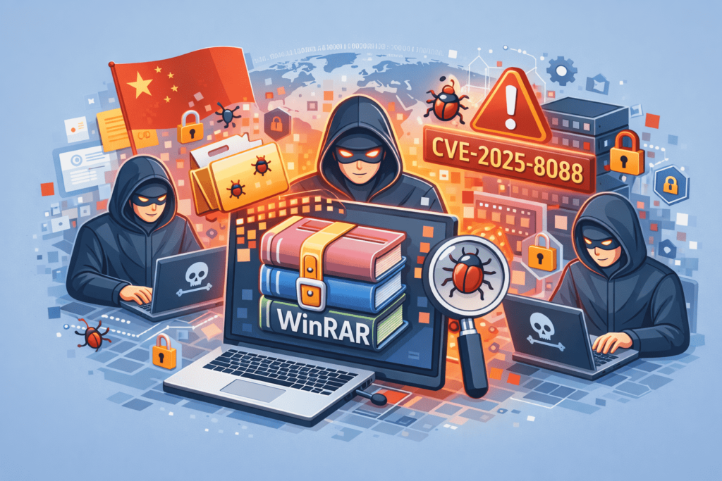 圧縮・解凍ソフト WinRARの脆弱性を中国系ハッキング グループがサイバー攻撃へ悪用(CVE-2025-8088)|セキュリティニュースの ...