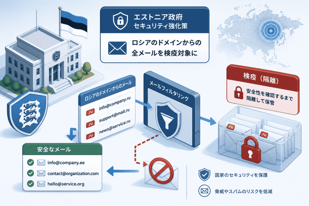 エストニア政府、ロシアからのドメイン(.ru)からの全メールを検疫対象に|セキュリティニュースのセキュリティ対策Lab